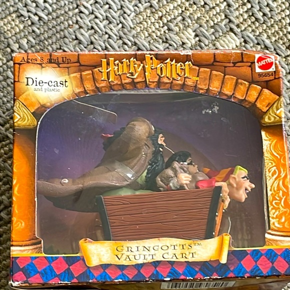 Mattel | Games | New Gringotts Vault Cart Harry Potter Diecast | Poshmark